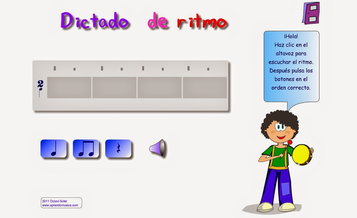 MUSICA SEGUNDO CICLO: DICTADO RITMICO