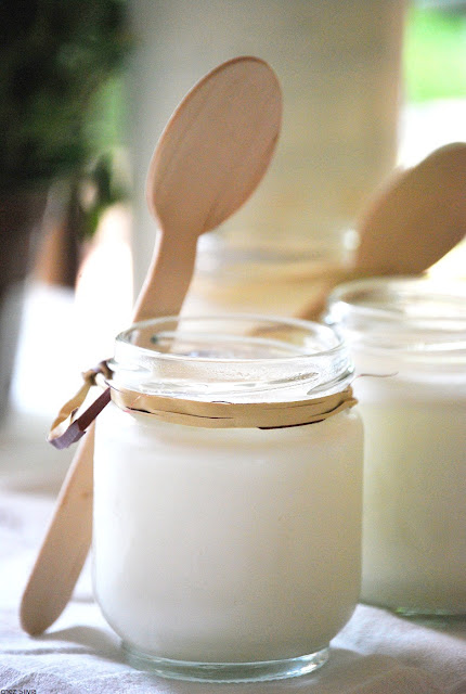 Mis primeros yogures. — Chez Silvia