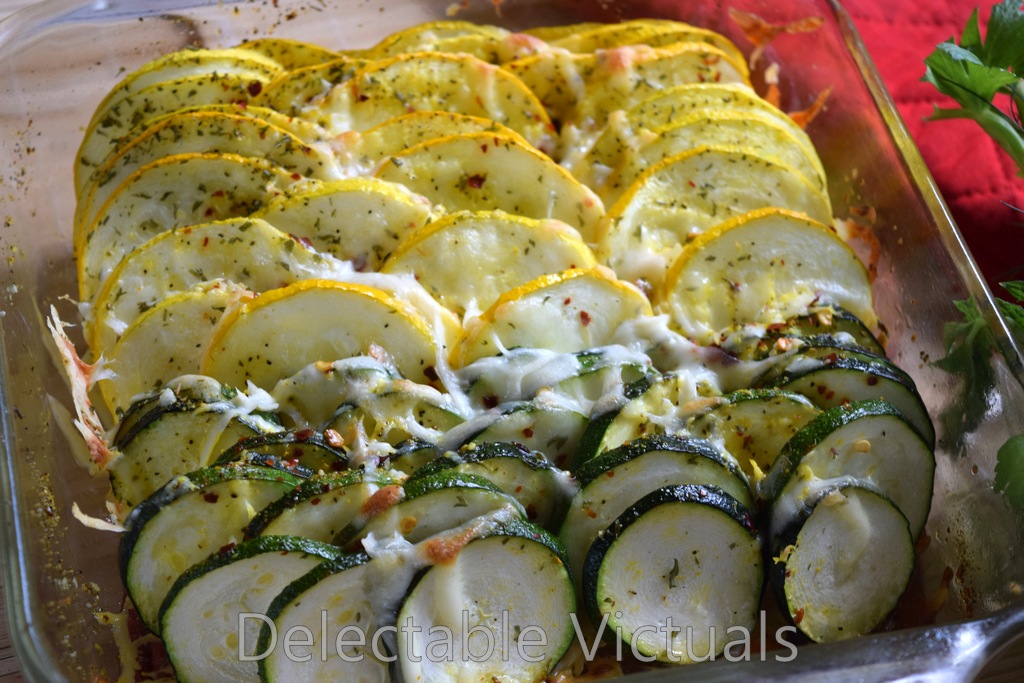 Delectable Victuals: Home Garden Summer Squash Gratin with Lemon Pepper