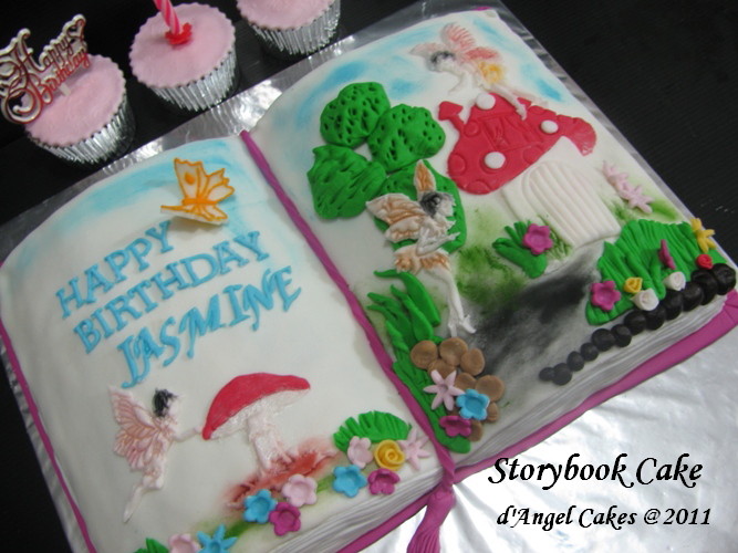 d'Angel Cakes: Storybook Cake for Jasmine