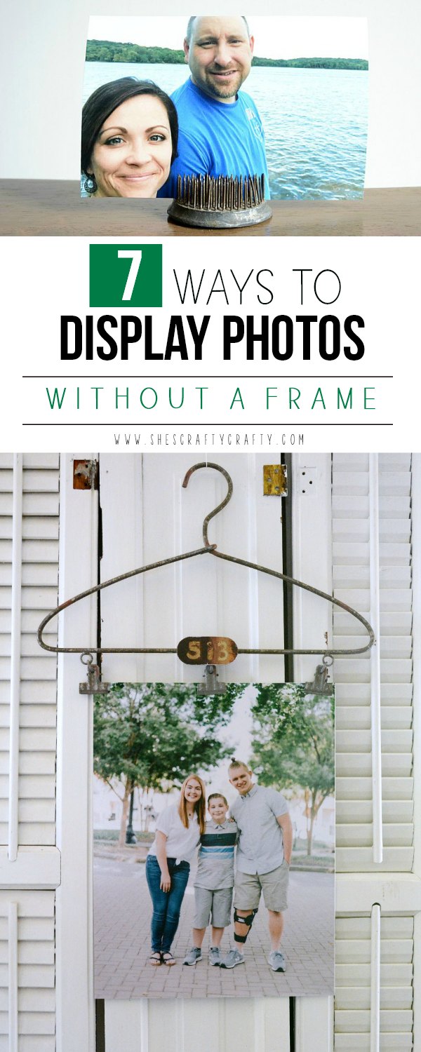 She's Crafty: 7 ways to display photos without a frame