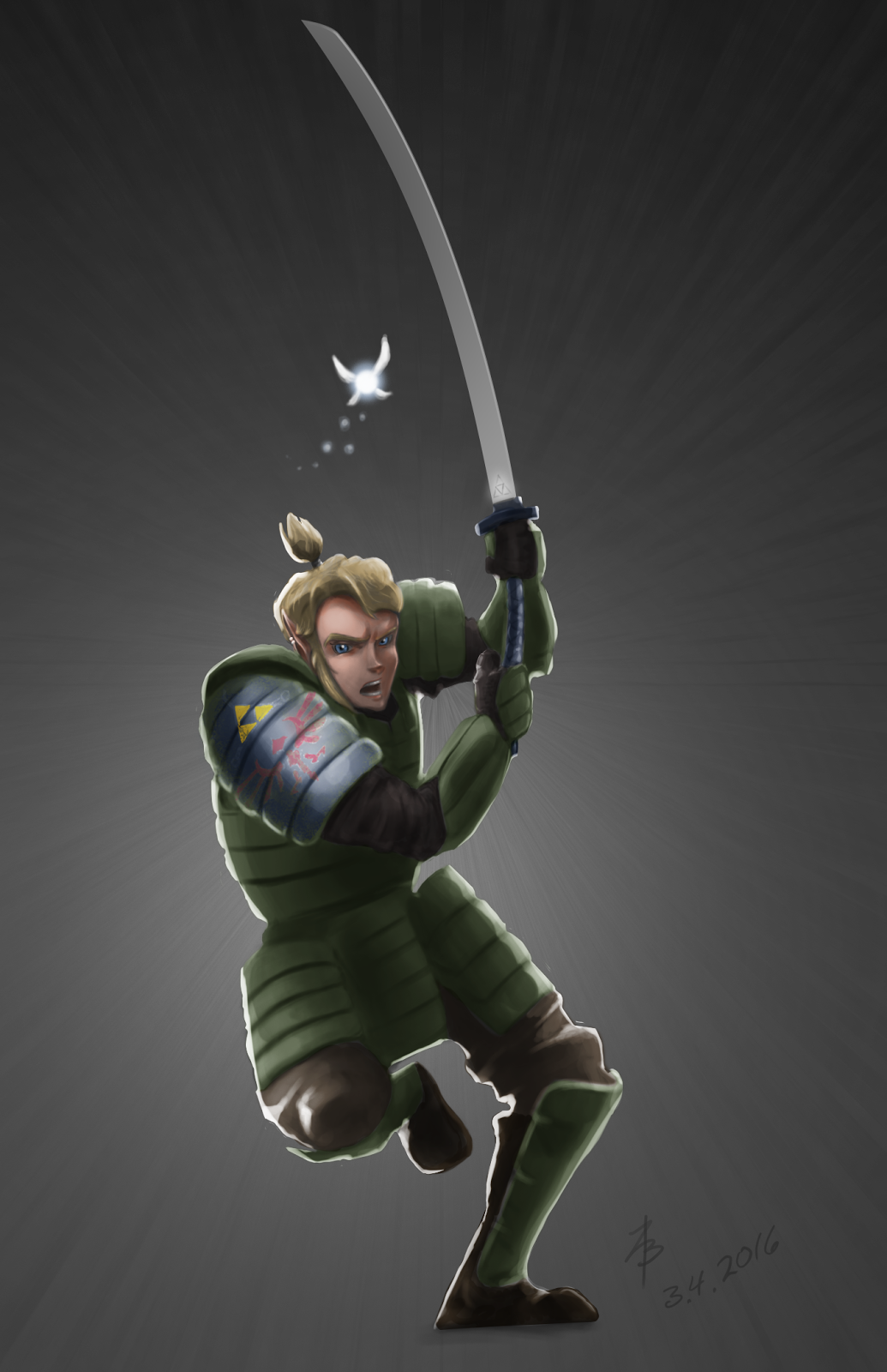 Preconceived Motion: Character Design Challenge - Samurai Link