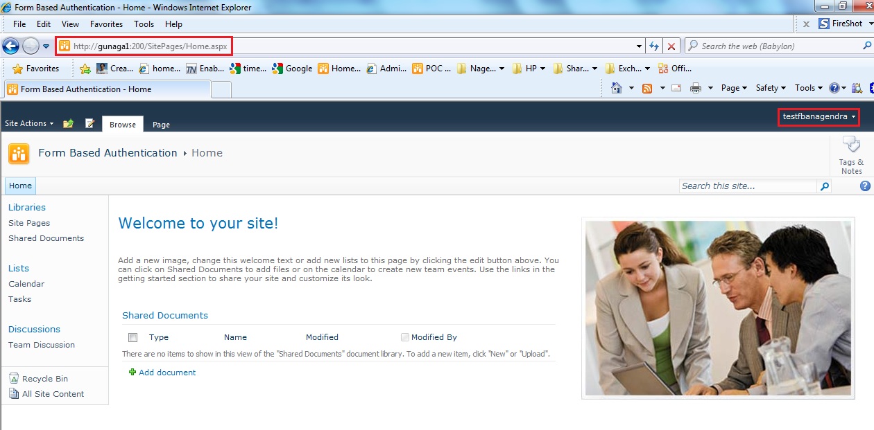 Nagendra Gunaga's Blogs: Configuring Form Based Authentication (FBA) in SharePoint 2010