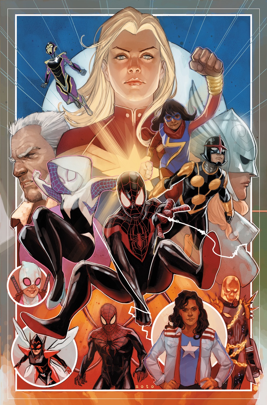 Phil Noto cria 9 capas comemorativas para os 80 anos de aniversário da ...