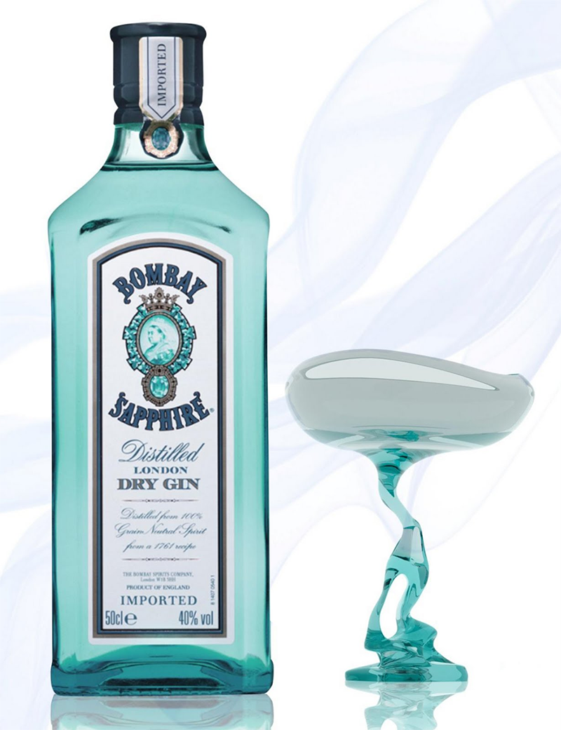 glow interiores: Copa para Bombay Sapphire