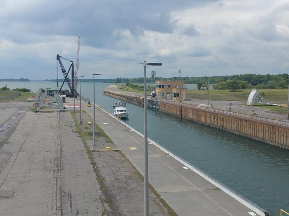 Industrial History: Eisenhower Lock on St. Lawrence Seaway