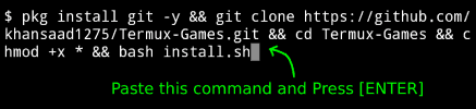 How to install Termux-Games Script 🎮📑
