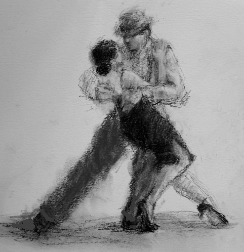 Connie Chadwell's Hackberry Street Studio: Sketch for Tango Fantasy ...