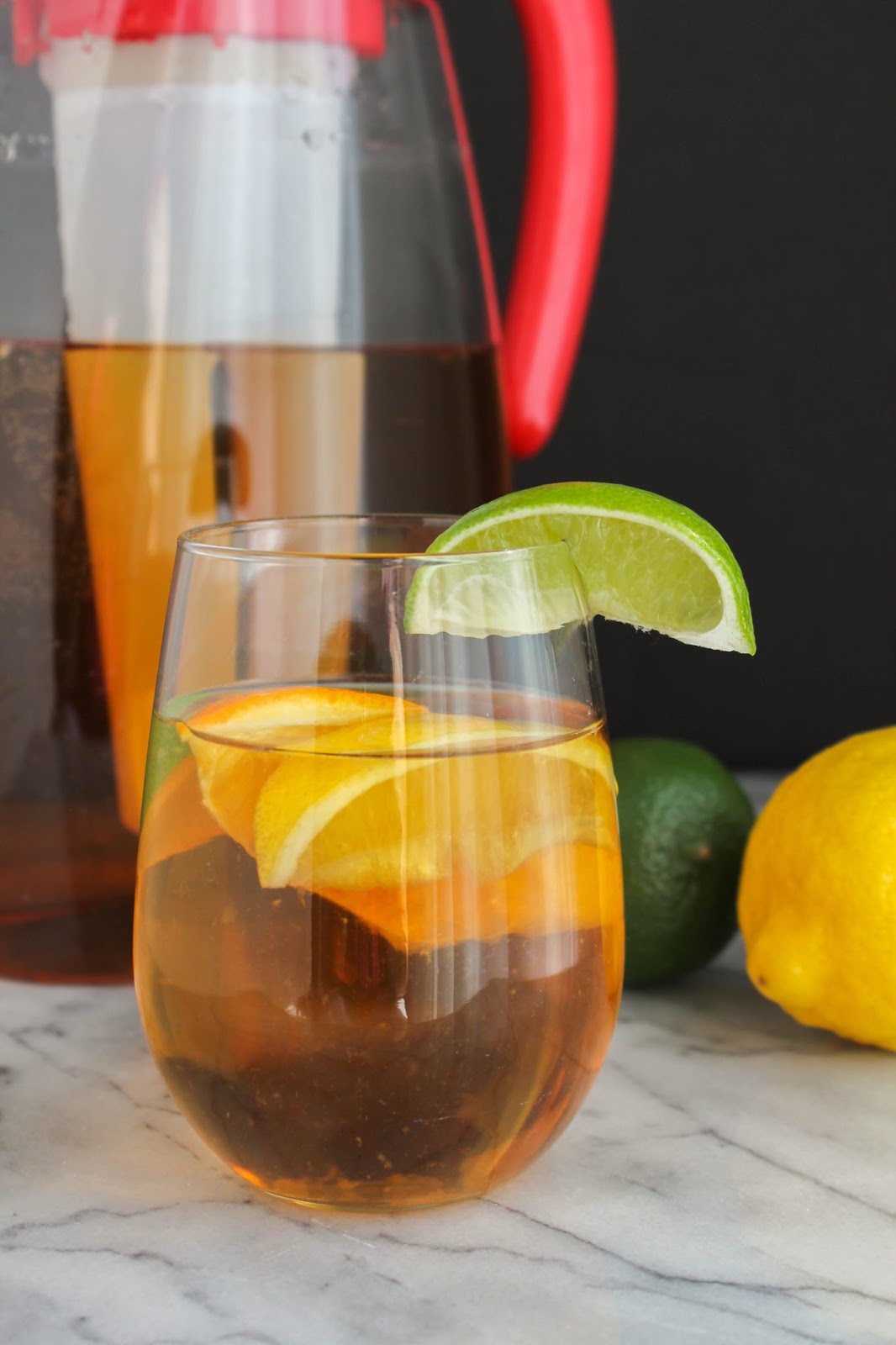 Citrus Sweet Tea and my favorite way to serve it all Summer!