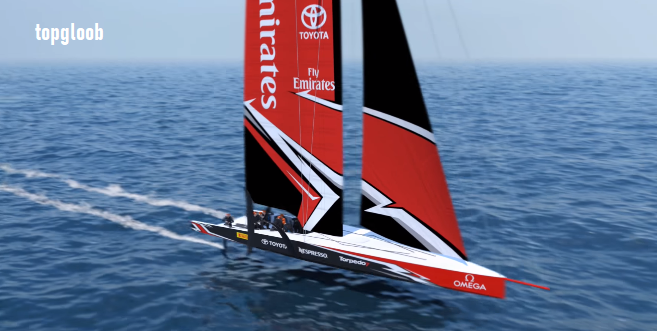 America's Cup AC75 boat concept