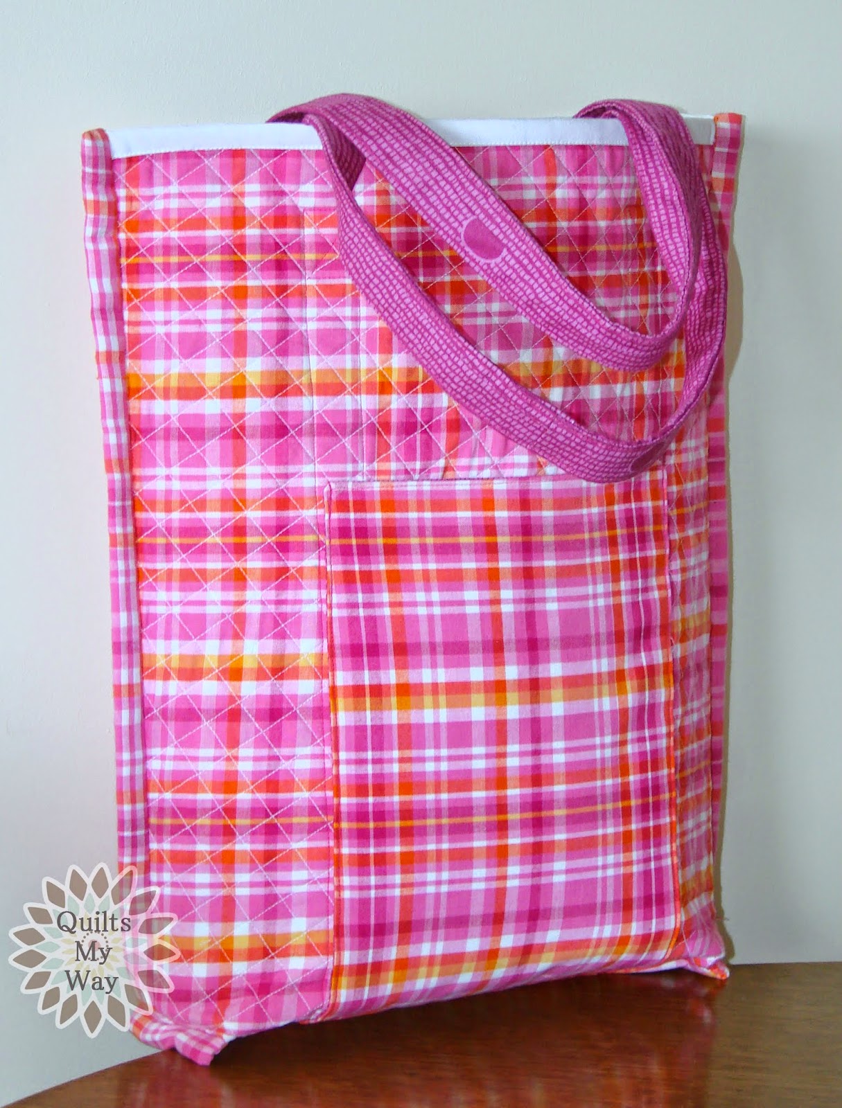Quilts My Way: Quilted Tote Bag