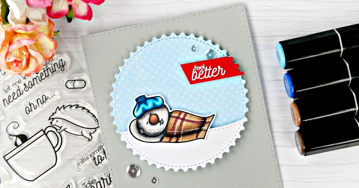 Feel better! - Create a Smile Stamps Handmade Card