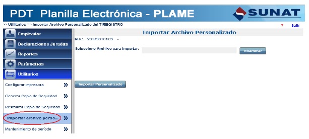 BLOGCONTABLE: ¿Cómo se ingresan en el PDT PLAME los datos del Empleador?
