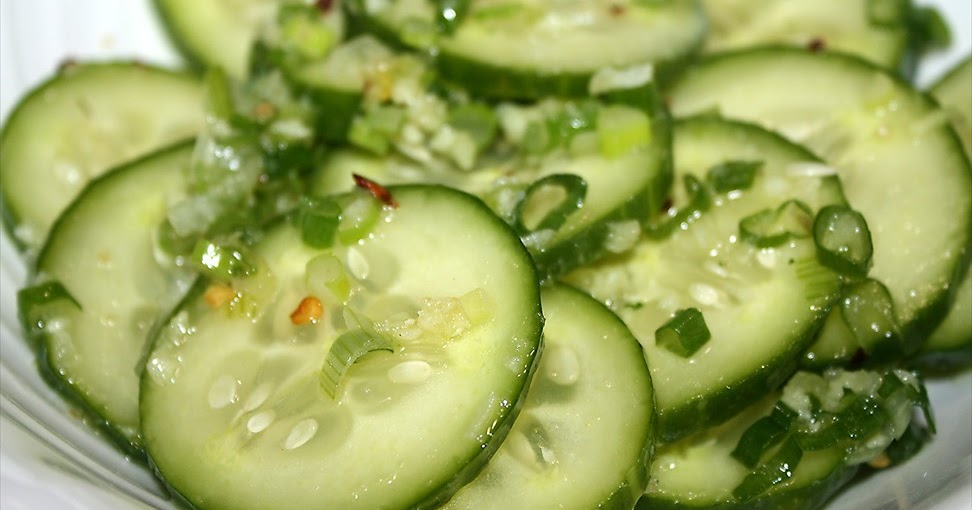 Cooking Gluten Free with Bea: Asian Cucumber Garlic Salad