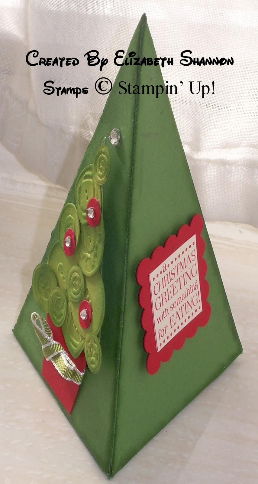 elizabeth's craft room: Christmas Tree Gift Box