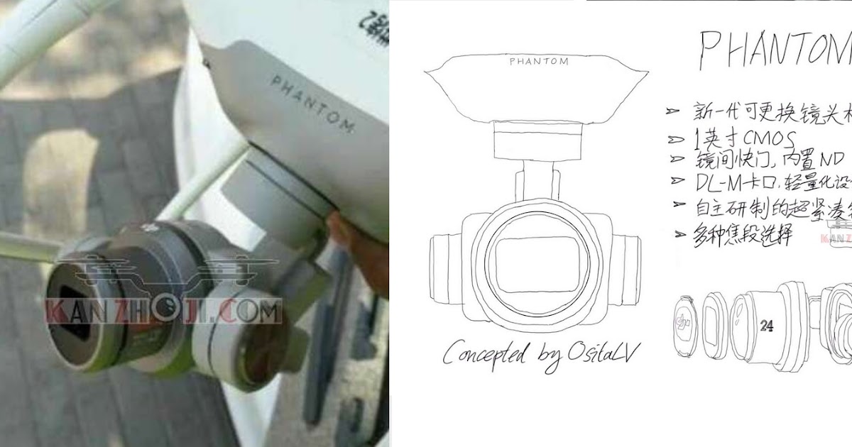 DJI Phantom 5, il nuovo drone potrebbe avere obiettivi intercambiabili ...