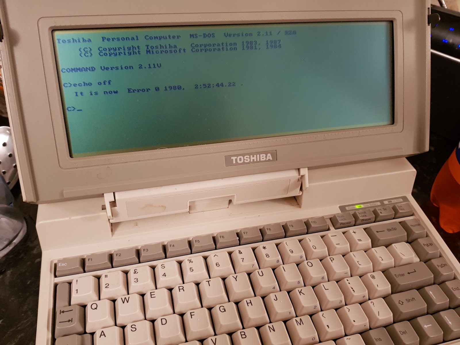 Toshiba T1000 Part Two: Restoration
