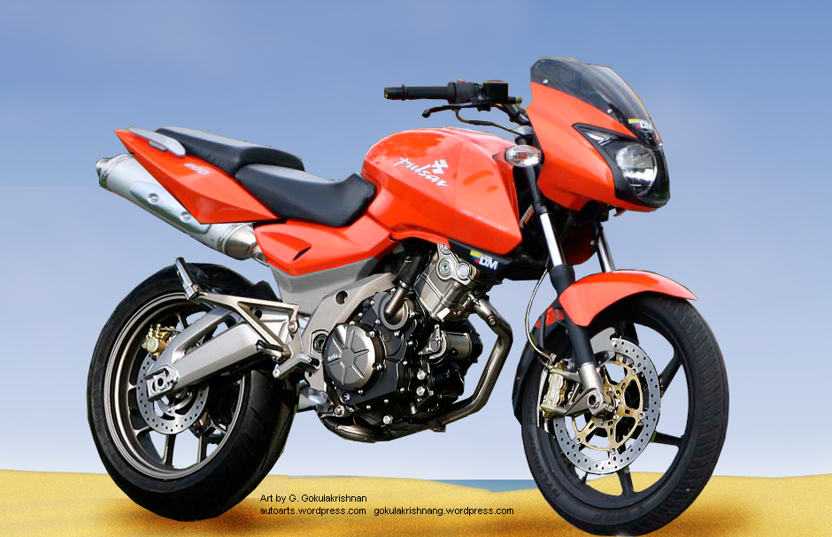 Street Fighter Death Metal: Modifikasi Pulsar Aprilia Engine