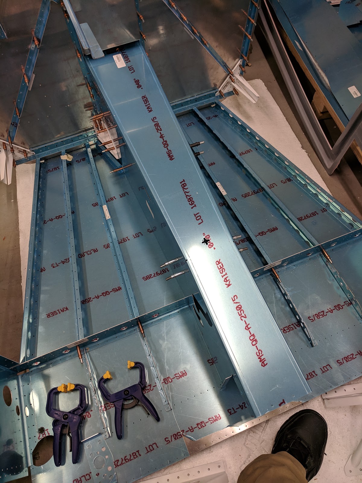 Damazio family's RV-10 project: Forward fuselage ribs and bulkheads ...