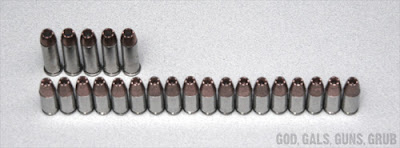 God, Gals, Guns, Grub: Bring enough gun... for you.