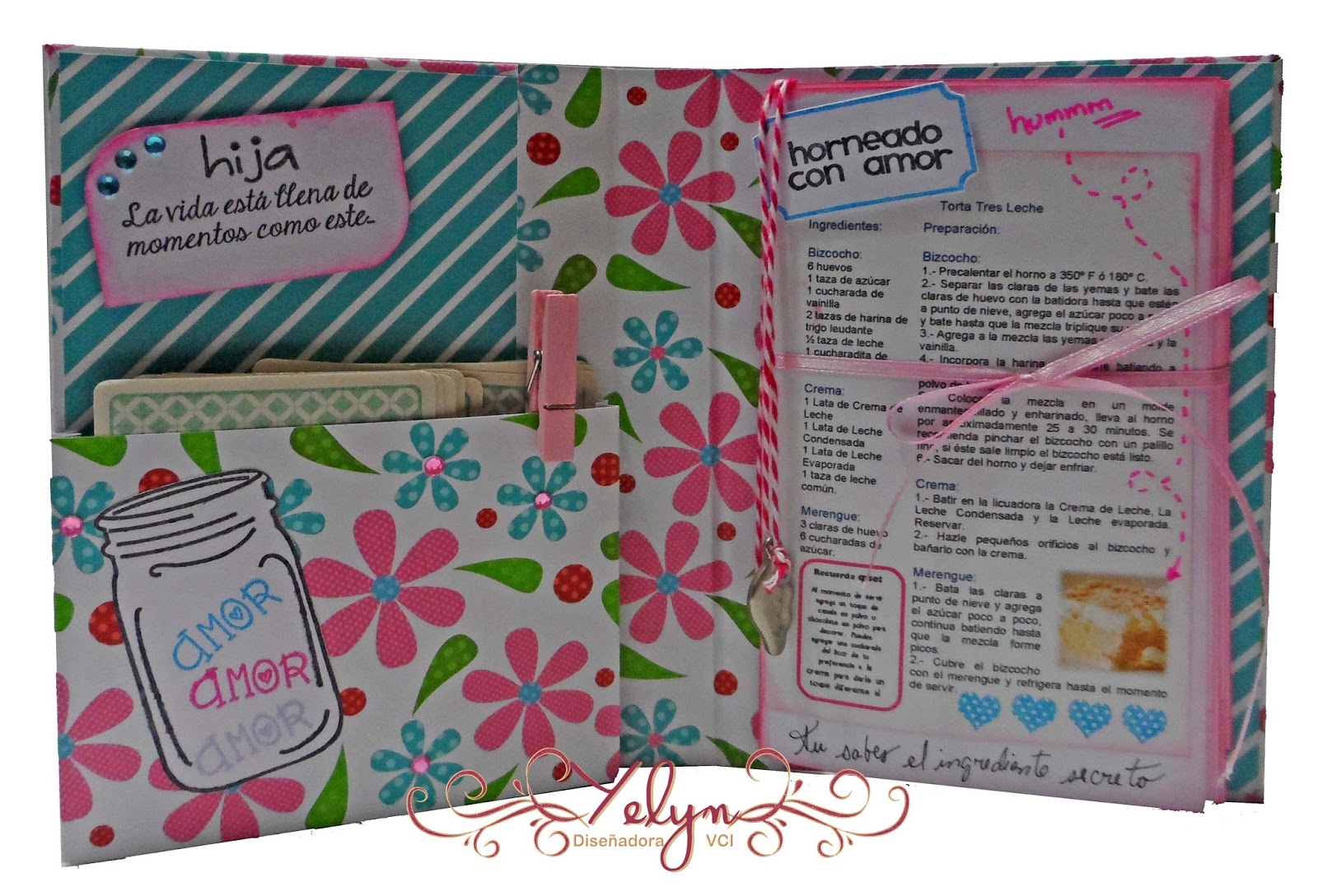 VCI Scrap y Papel: Reto # 31 Decoremos una Receta de Cocina