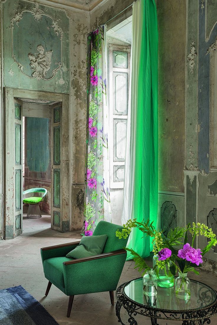 BOISERIE & C.: 20 idee décor verde green vert