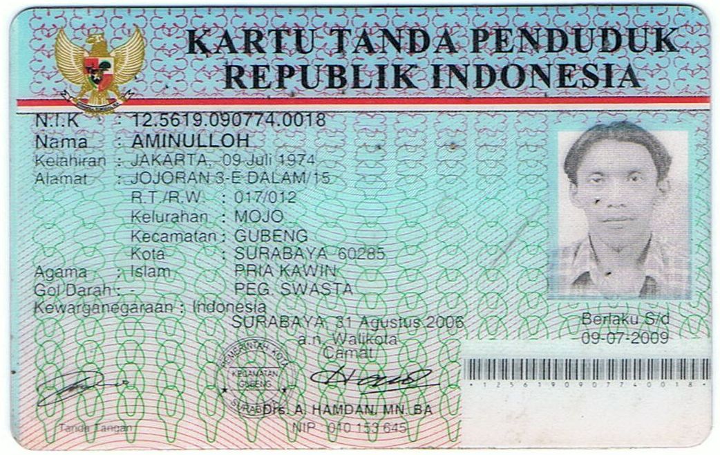 KTP menjadi E-KTP - KIM MOJO SURABAYA