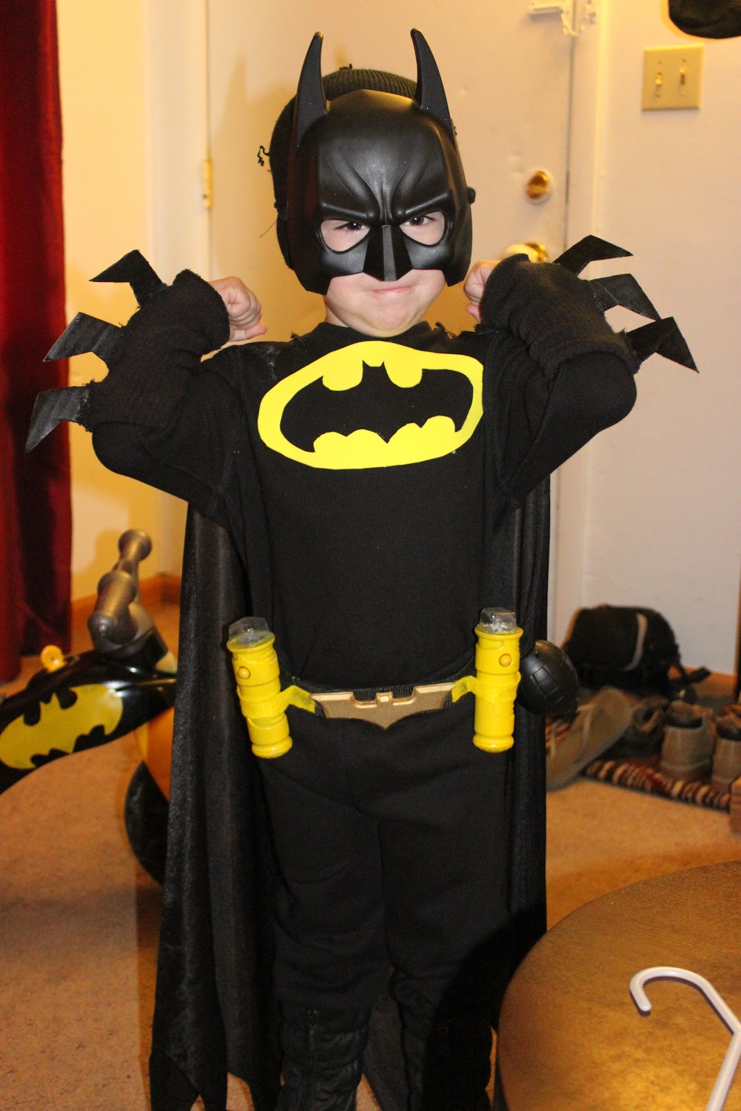 Raising a Rugrat: Batman Homemade Halloween Costume Raising a Rugrat: Batman Homemade Halloween Costume