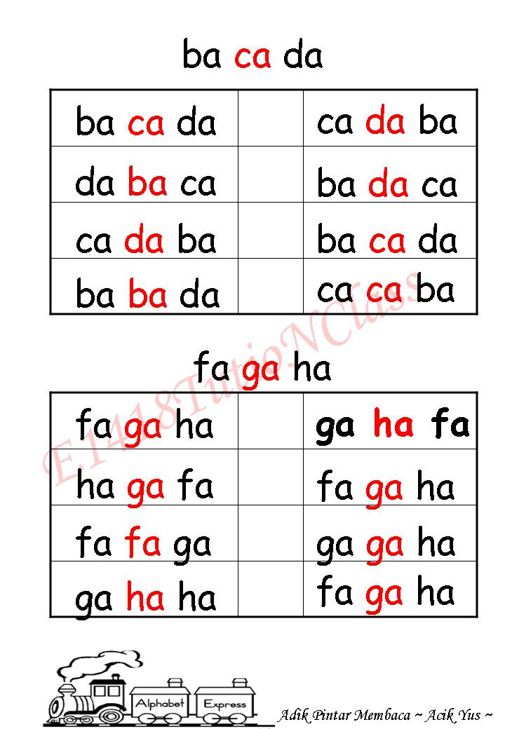 E1418 TUTION CLASS .. SCORE STRAIGHT A's ..: ADIK PINTAR MEMBACA ...