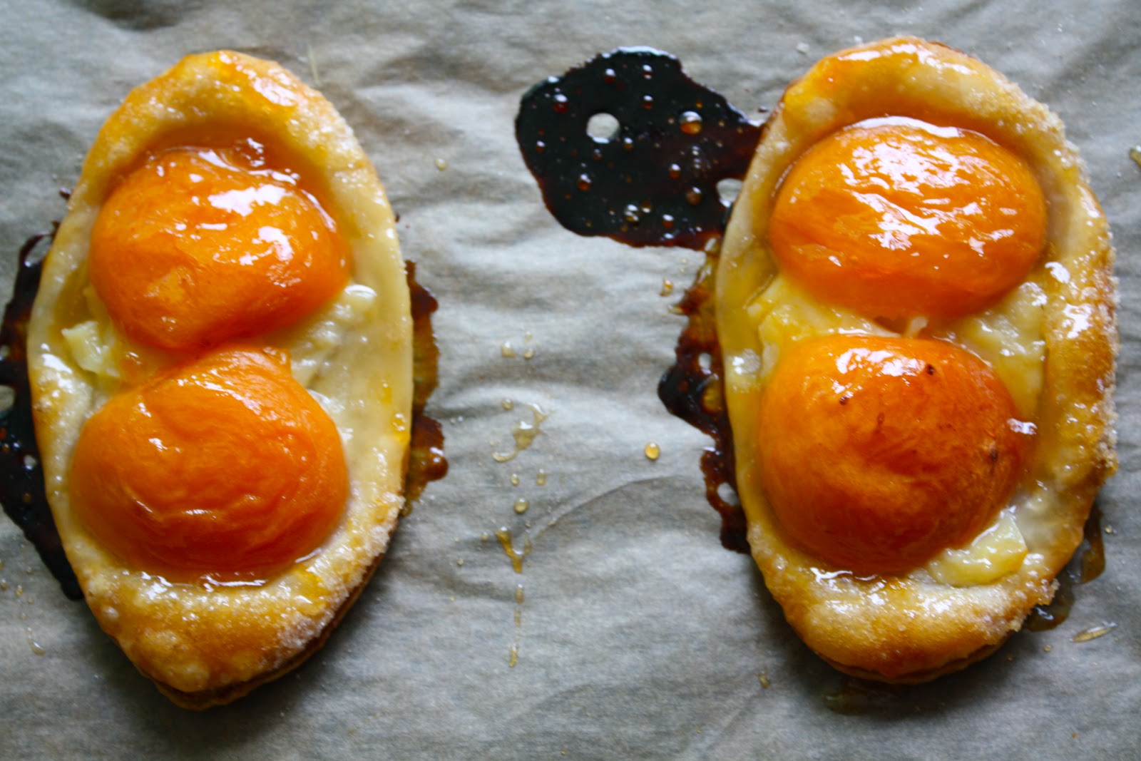 Sunny-Side-Up Apricot Pastries