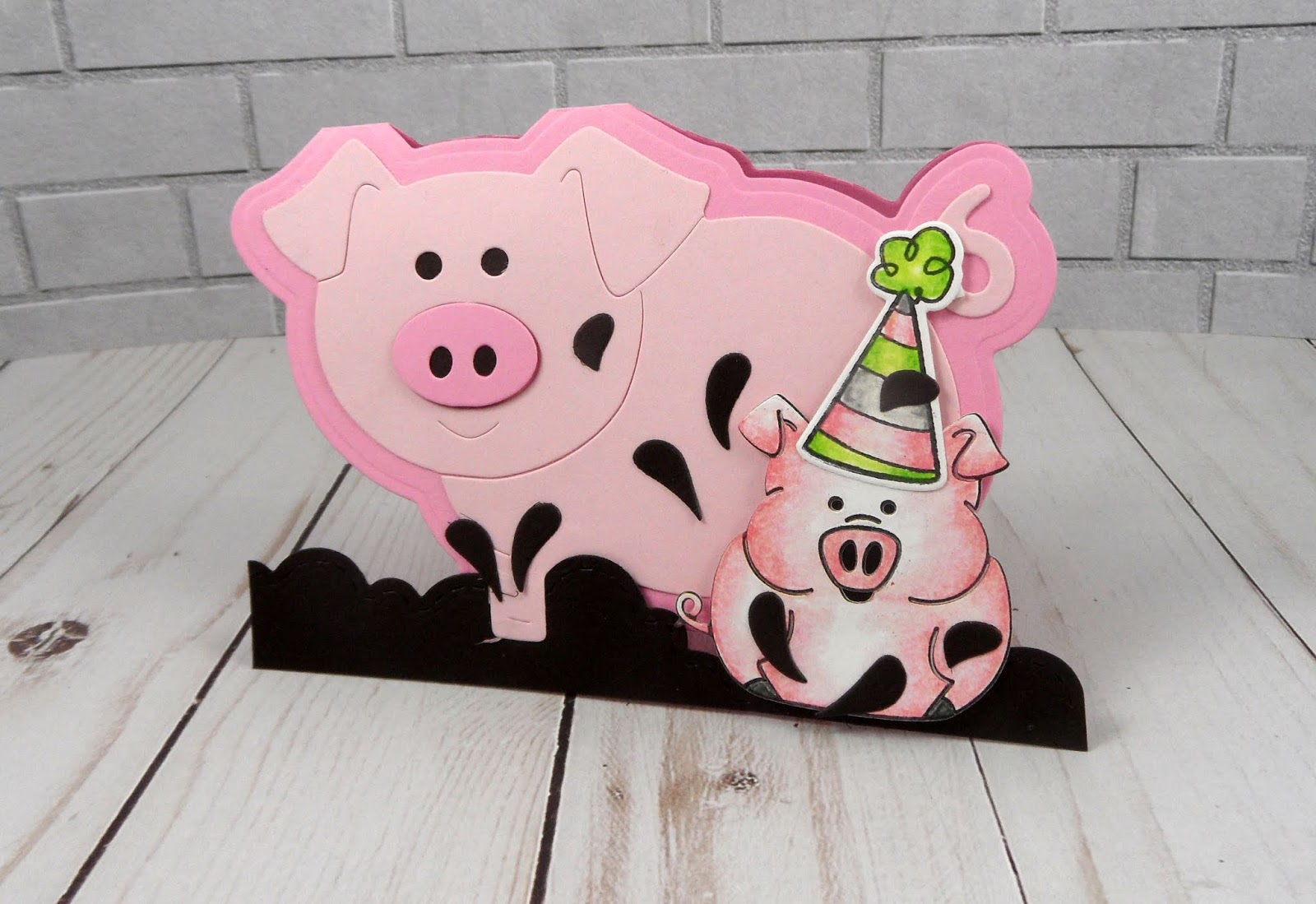 Stamping & Scrapping in California: Pig Fold It