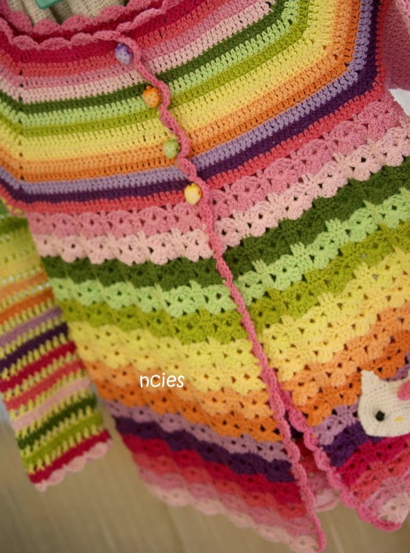 Crochet Girls Cardigan