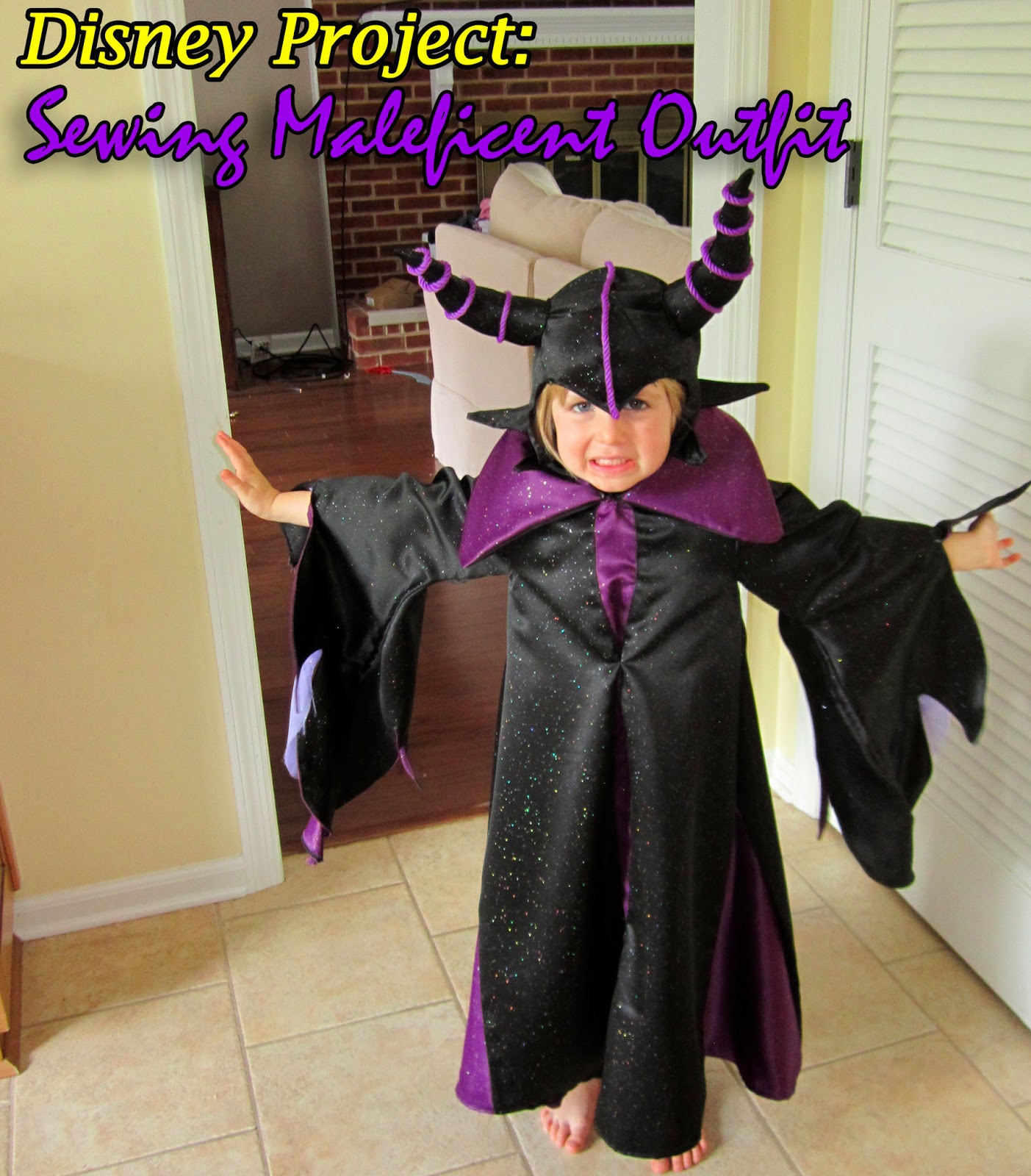 Disney Rain or Shine! : Disney Project: Sewing Maleficent Outfit