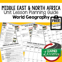 World Geography Lesson Plan Guides, World Geography Pacing Guide, World ...