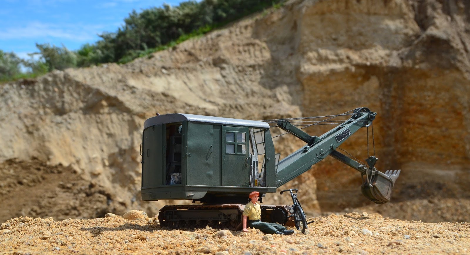 Nystrup Gravel: Ruston & Bucyrus Excavator (1/35)