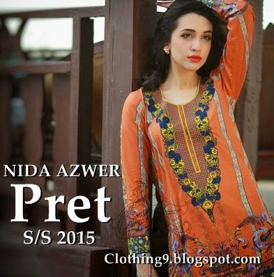 Nida Azwer Lawn 2015 Latest Spring-Summer Collection - Pakistani Suits ...