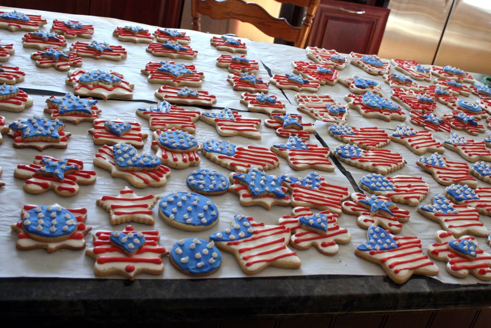 Priscillas: Patriotic 4th of July Cookies.... 2013