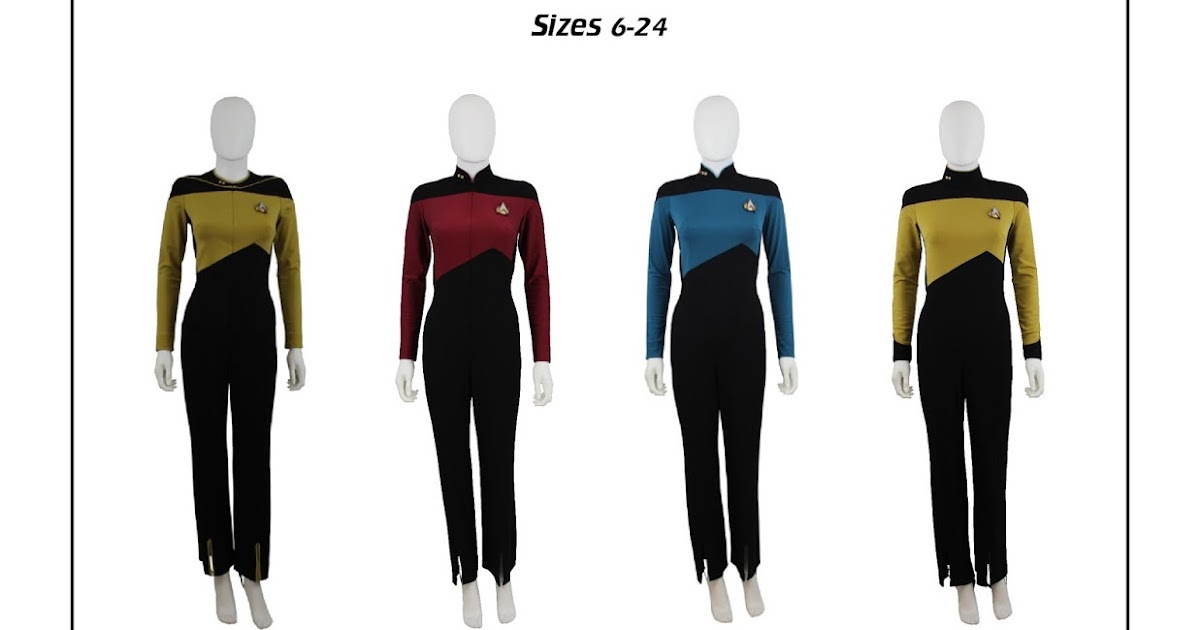 Bad Wolf Costumes: Star Trek: TNG Women's Jumpsuit Sewing Pattern