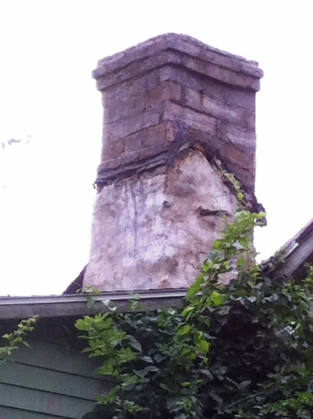 Colonial Historic RI 18th Century Stone Chimney For Sale
