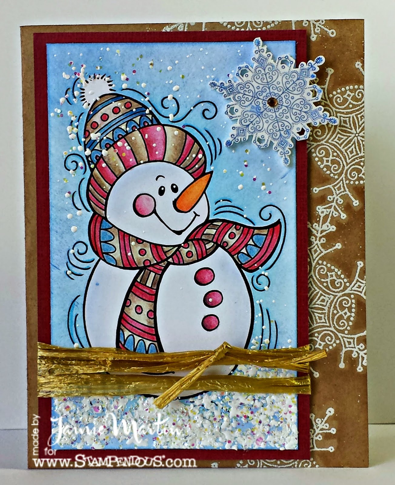 Stamp This!: Wintery Snowman
