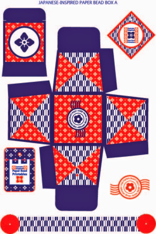 The Papercraft Post: Japanese-Inspired Printable Paper Beads