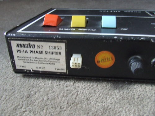 MATRIXSYNTH: 1970s Vintage Maestro PS-1A phase Shifter - Oberheim