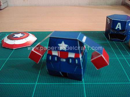 papermodel2u by Petchpaper: Free Paper Model :: The Avengers :: Captain ...