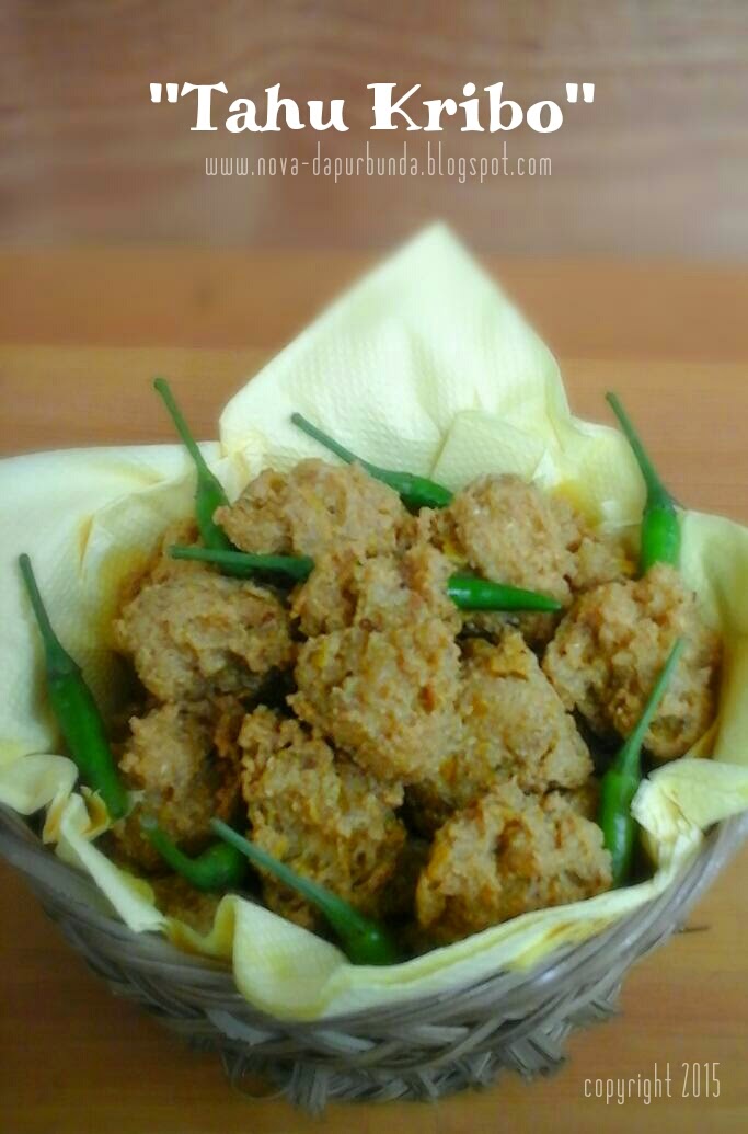 Dapur Bunda : Enjoy Your Homemade: "Tahu Kribo"