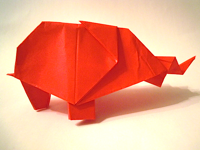 An Elephant a Day: Elephant No. 3: Origami