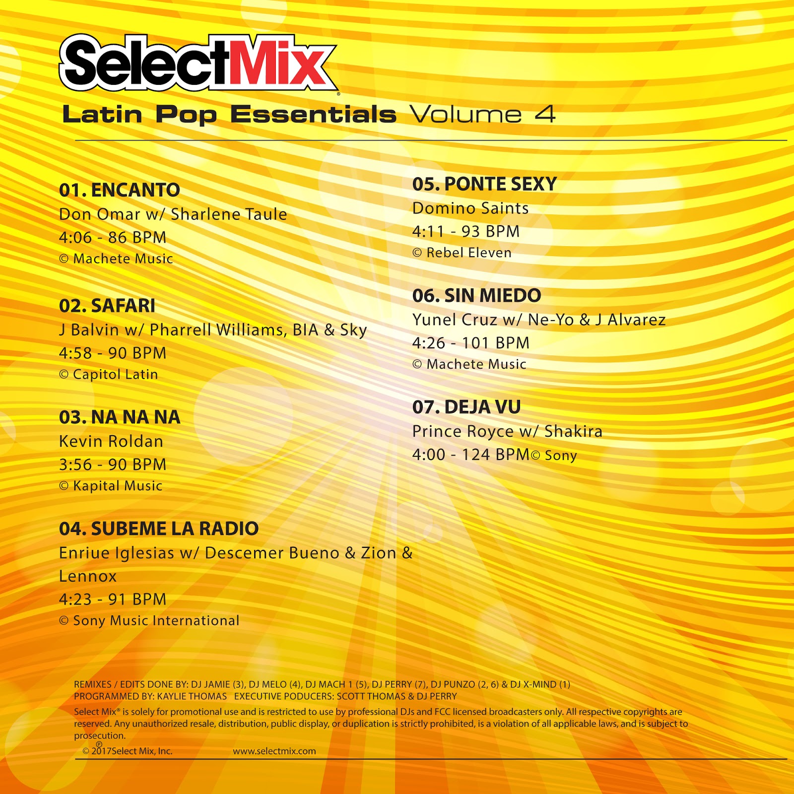 LatiNo RemiX : PRO REMIX - Select Mix Latin Pop Essentials Vol. 4