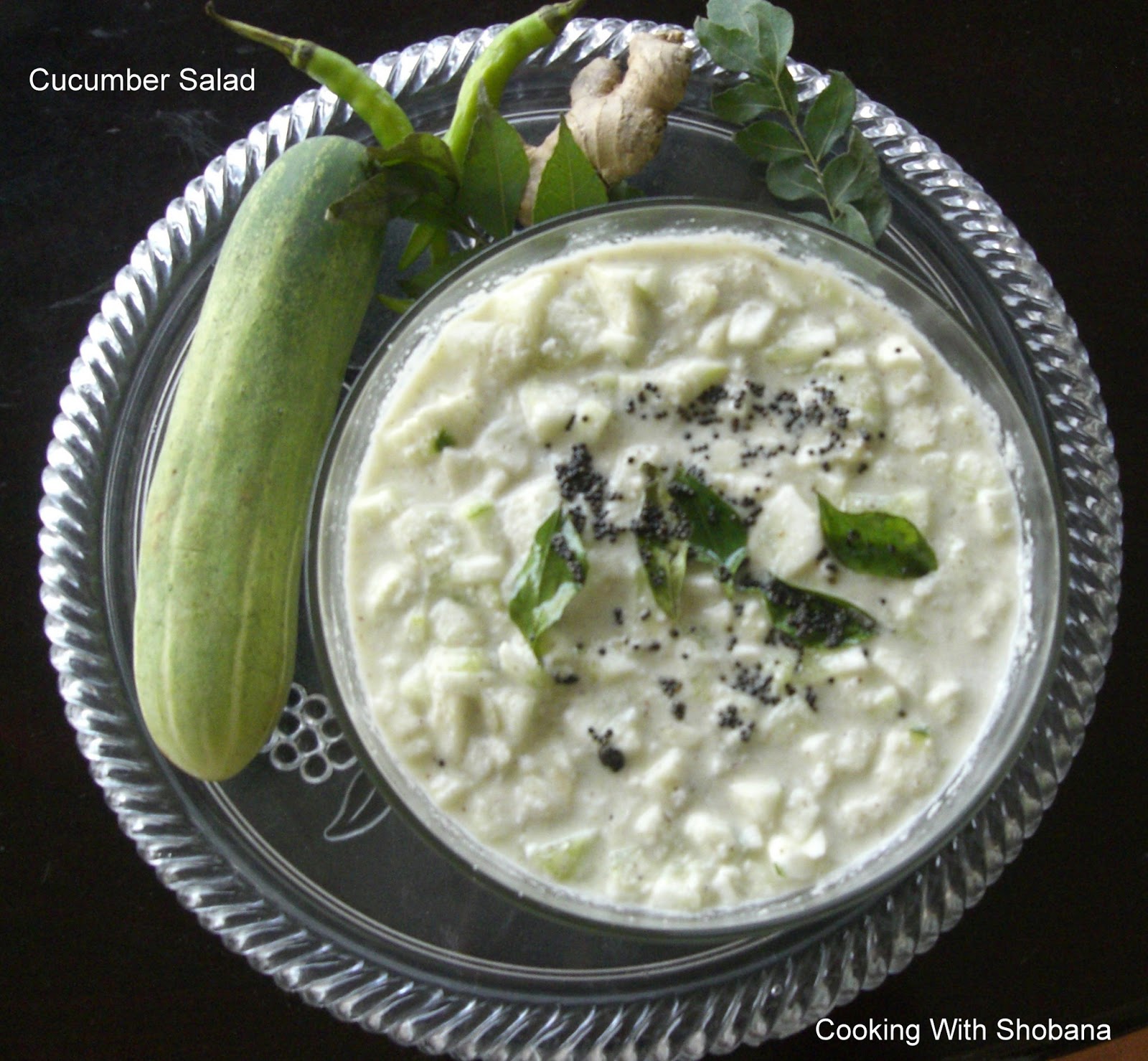Cooking With Shobana : CUCUMBER PACHADI (SALAD)