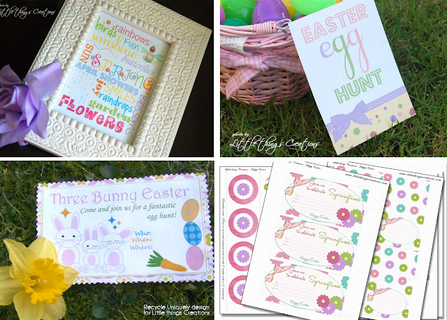 Fara Design : Imprimible Gratis- Letrero de Búsqueda de Huevos de Pascua