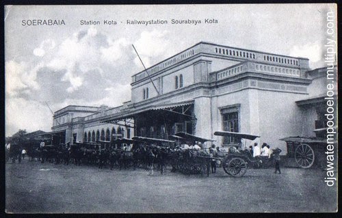 Kereta Api Indonesia: Sejarah Stasiun Surabaya Kota (Stasiun Semut)