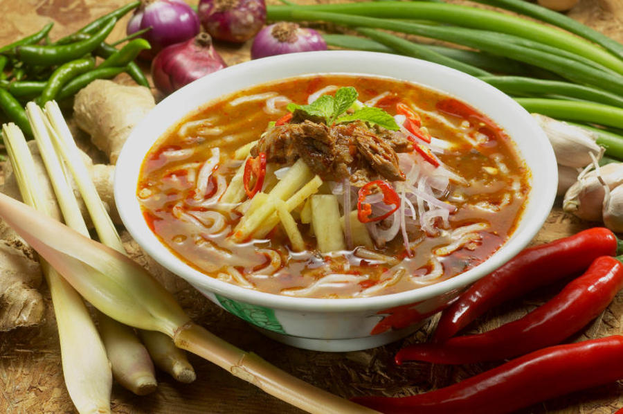 Laksa Kuah Merah resepi Dari Ganu Sedap